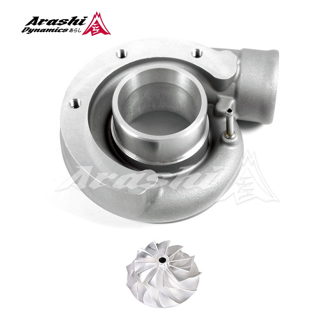 Arashi Dynamics Turbo 2.35" Universal Turbo Compressor Housing + Wheel Mitsubishi TD04H TD04HL 15G