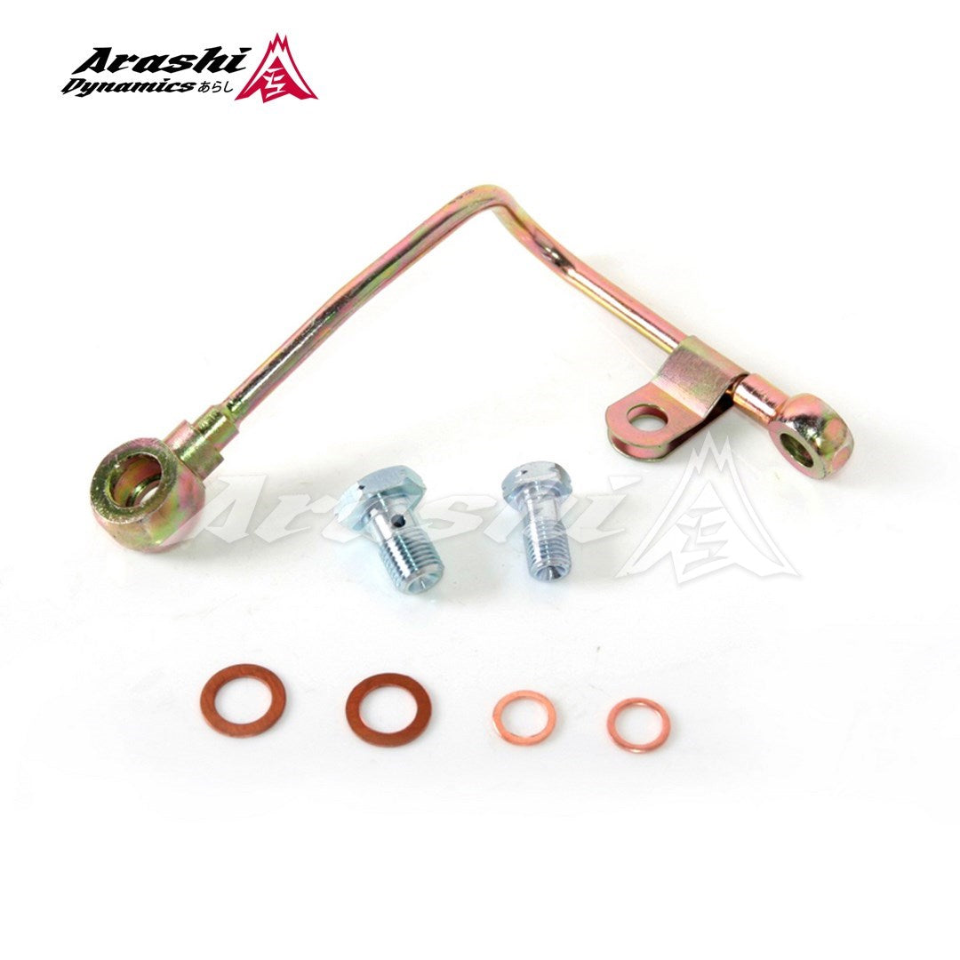 TD04 TD05 IHI VF22 VF30 VF34 For SUBARU Mitsubishi Turbo Oil Feed Pipe – Arashi Dynamics