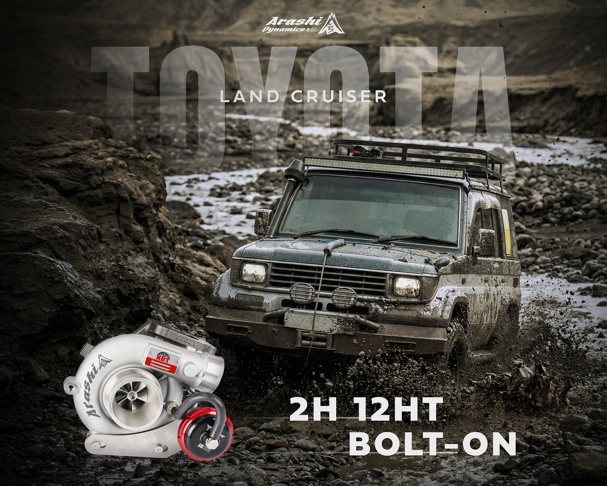 NEW PRODUCT RELEASE – Fully Bolt-on Toyota 2H 12HT Turbo – Arashi Dynamics