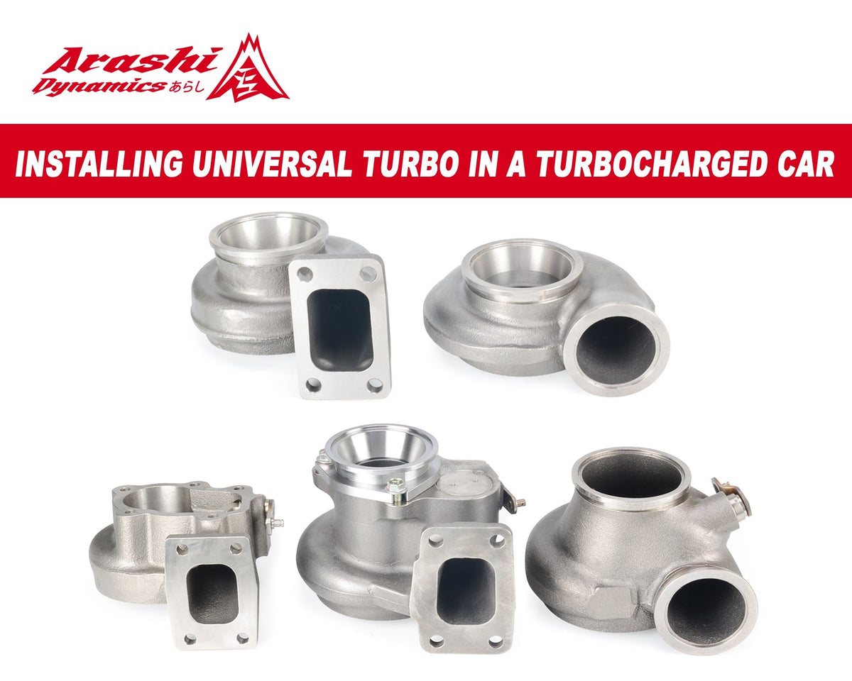 Installing Universal Turbo in a Turbocharged Car – Arashi Dynamics