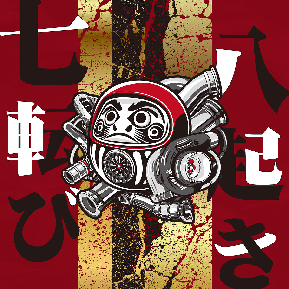 Arashi Daruma Sticker (3pcs) – Arashi Dynamics