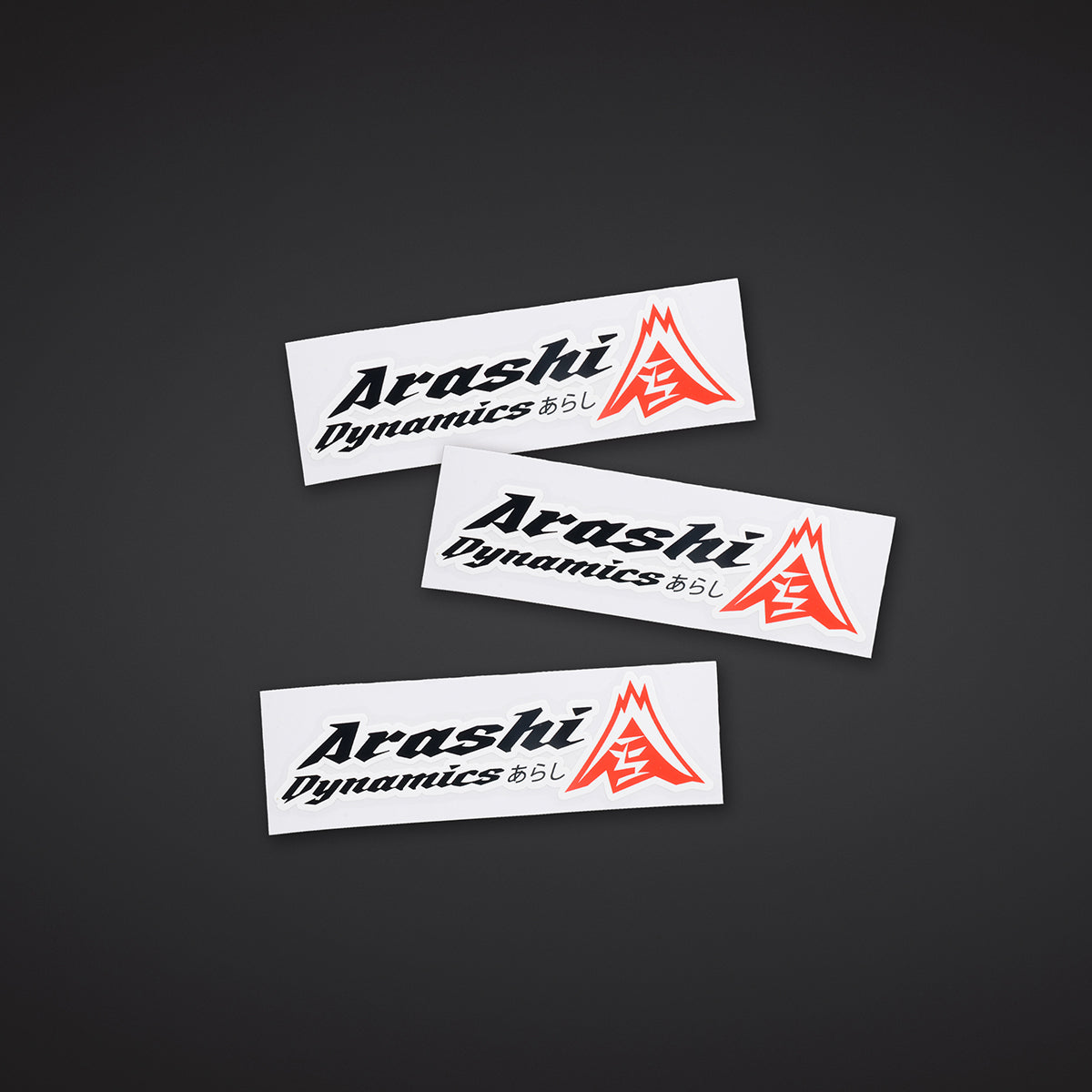 ARASHI Logo Stickers (3pcs) – Arashi Dynamics