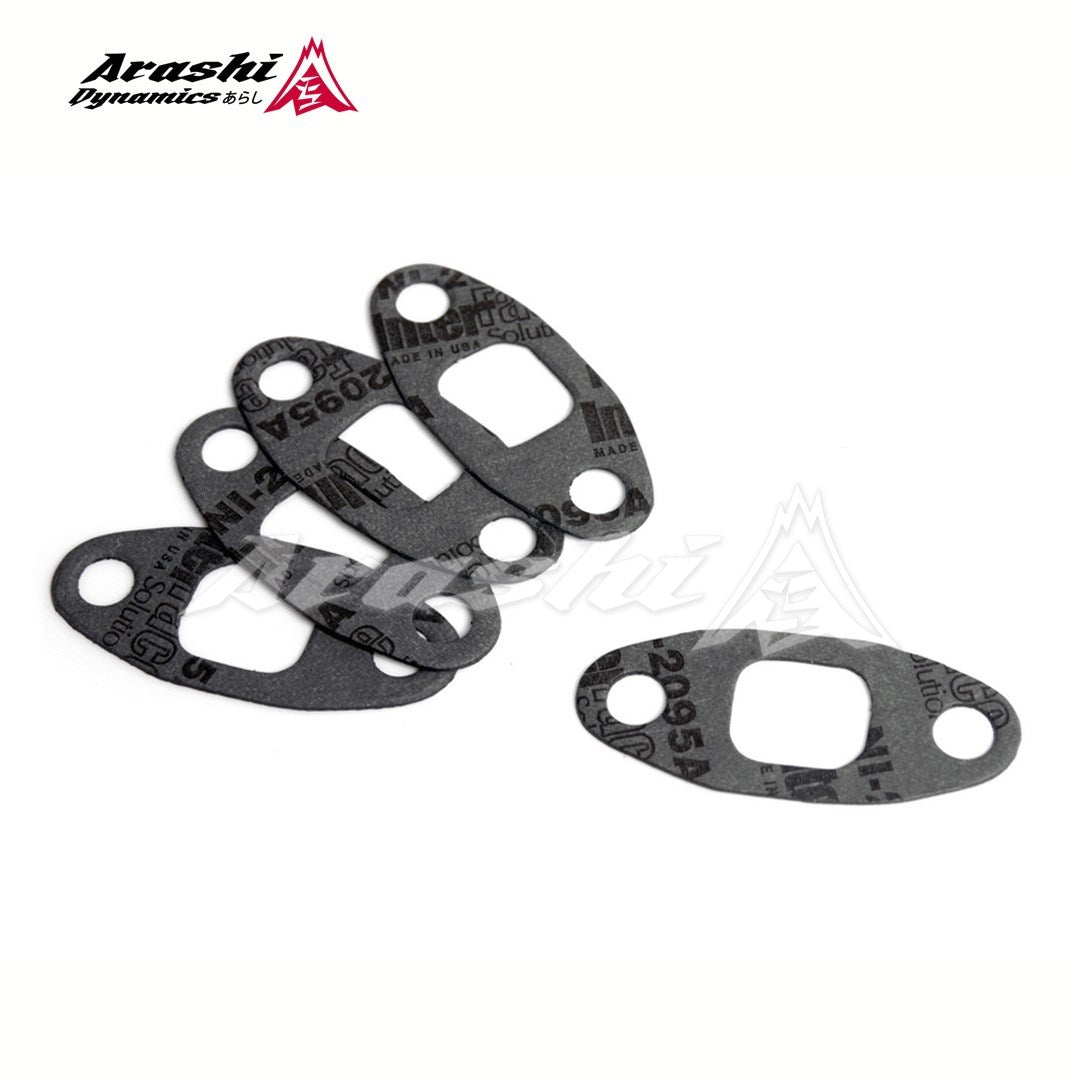 Mitsubishi TE06H TD07 / Greddy T67 Turbo Oil Return Drain Gasket (5pcs ...