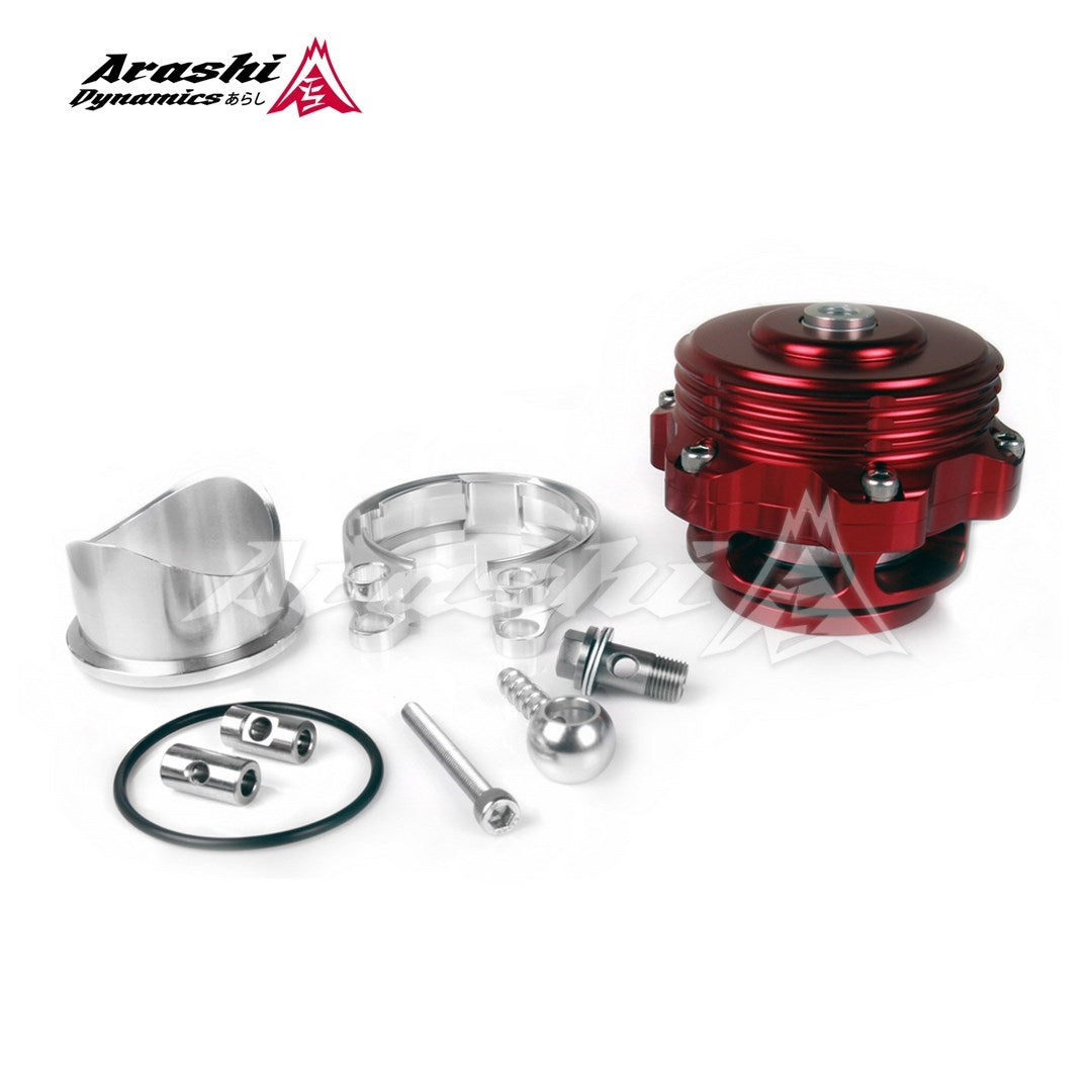 Arashi Dynamics Turbo Universal V-Band 50mm Turbo Blow Off Valve BOV / Red