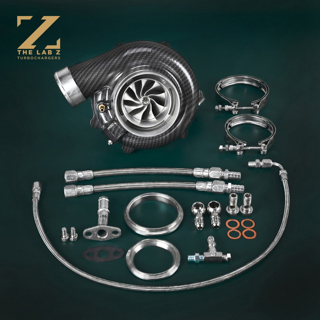 LAB Z Turbo Ball Bearing GD84 V-band 0.61 A/R Reverse Rotation (G35 ...