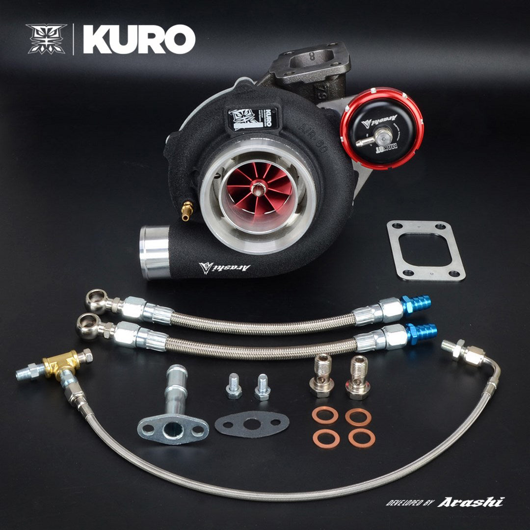 Arashi Dynamics KURO TURBO GTX2971R Gen2 T3 3-Bolt 0.57 A/R Ball ...