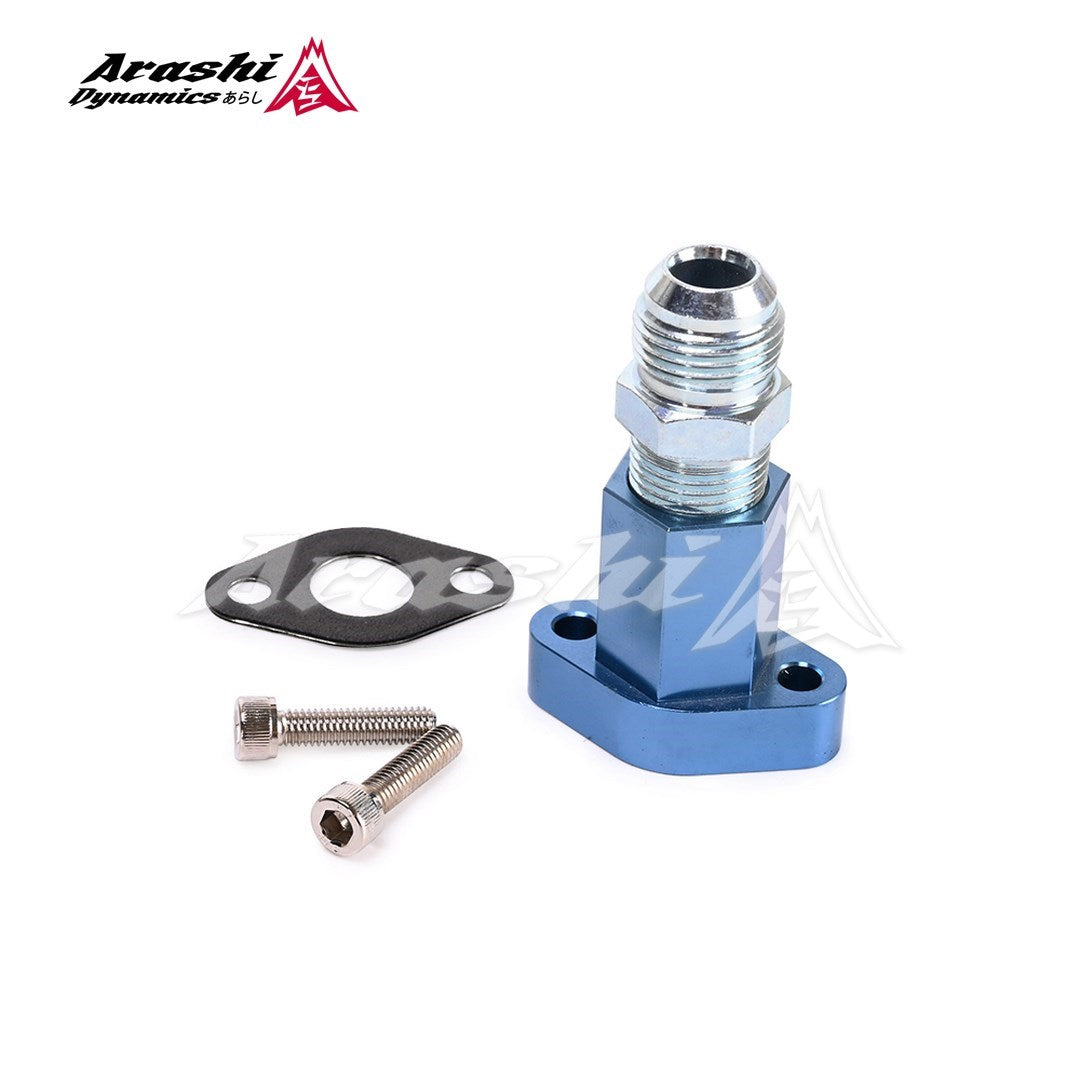 AUDI 97~05 A3 A4 1.8T 20V Turbo Oil Return Flange Kit 36mm to 10AN ...