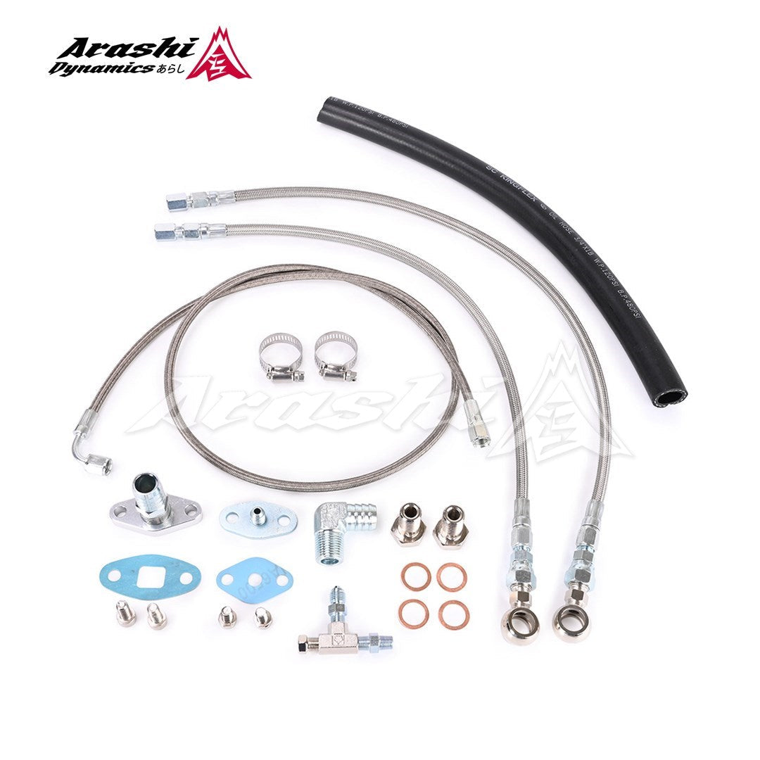NISSAN TD42 Patrol GQ w/ GU Hitachi HT18 Turbo Oil Water Return Line K ...
