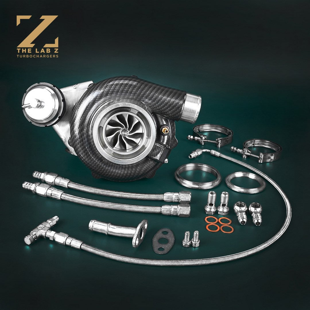 LAB Z Turbo Ball Bearing TL71 V-band 0.72 A/R Internal Wastegate (G30 ...