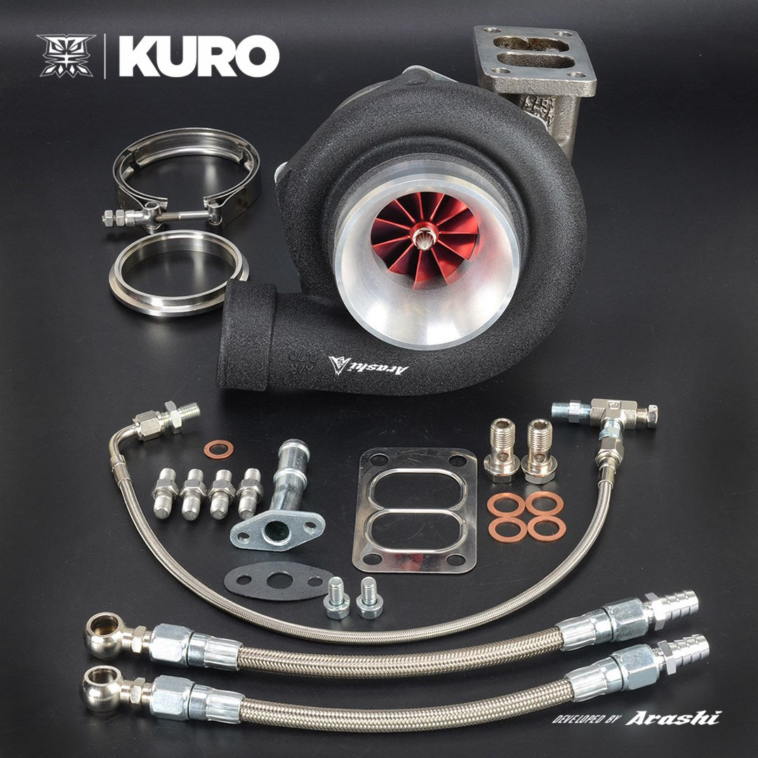 Arashi Dynamics KURO TURBO GT3582R T3 0.83 A/R Twin-Scroll BALL BEARING