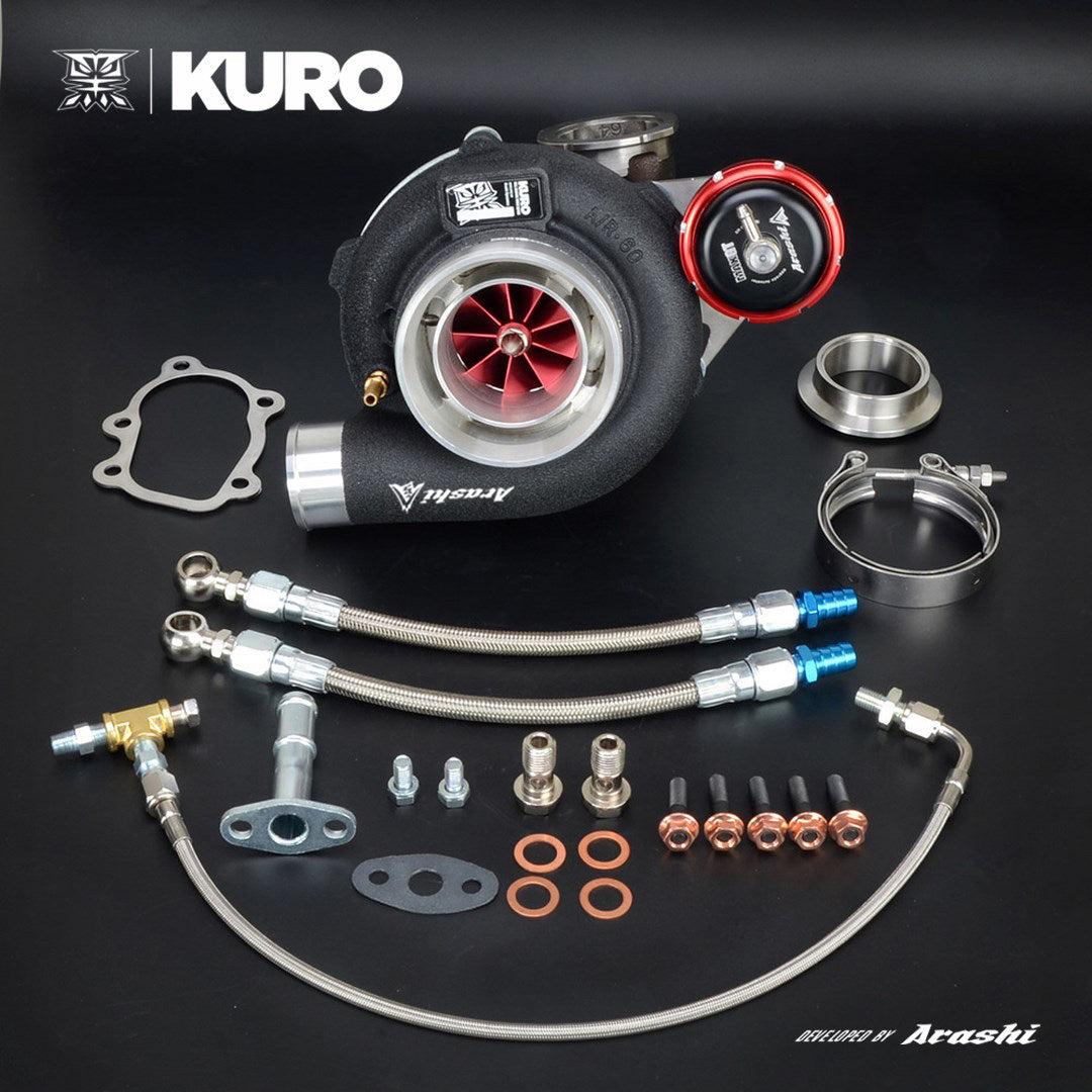 Arashi Dynamics KURO TURBO GTX2871R Gen2 V-band 5 bolts 0.57 A/R Ball ...