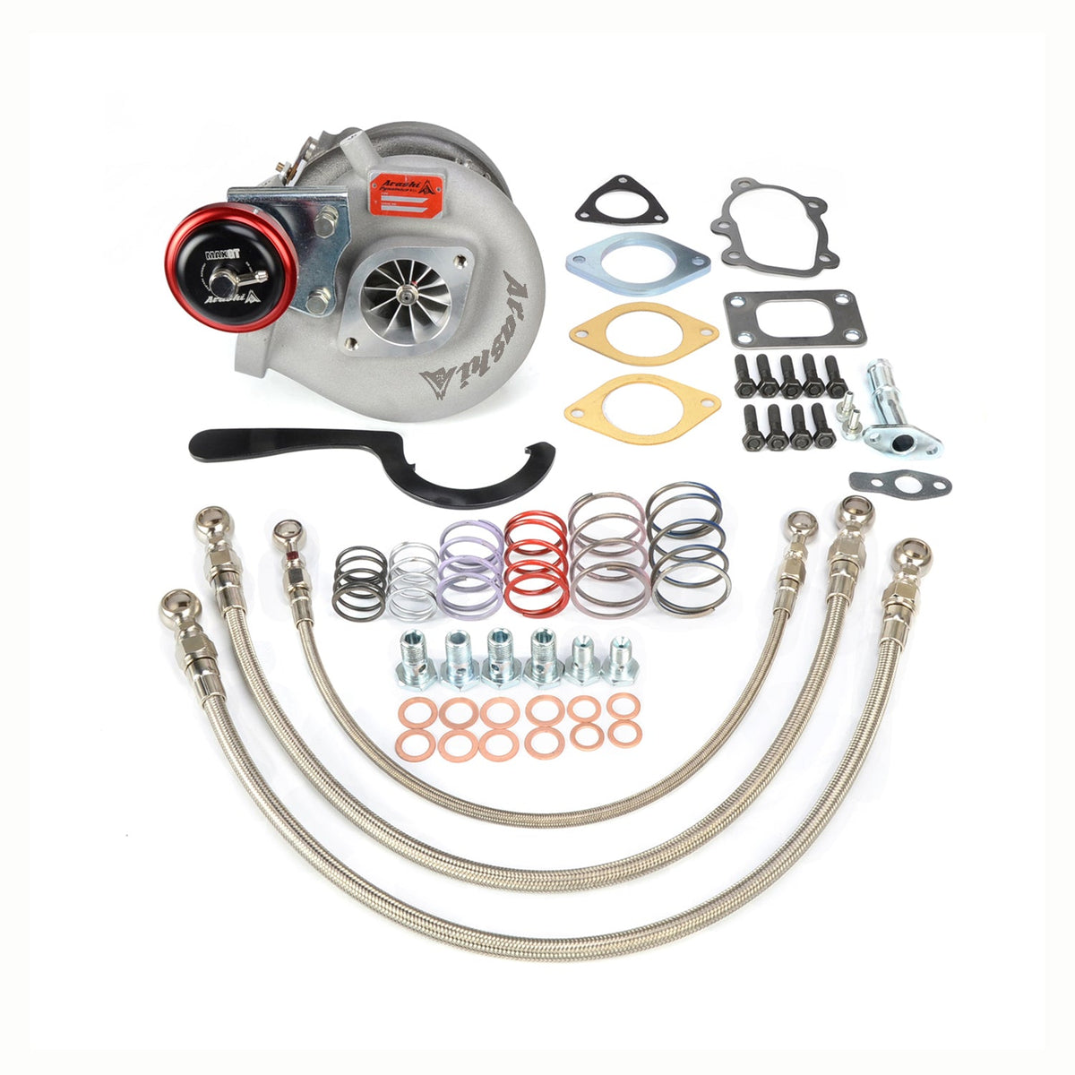 Arashi Dynamics Turbo Journal Bearing Bolt-on TD06SL2-18G-8cm SR20DET ...