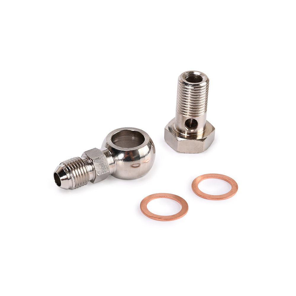 Banjo Bolt Kit 6AN to M16x1.5mm For Garrett T3 TB03 / Hitachi HT18 Tur ...
