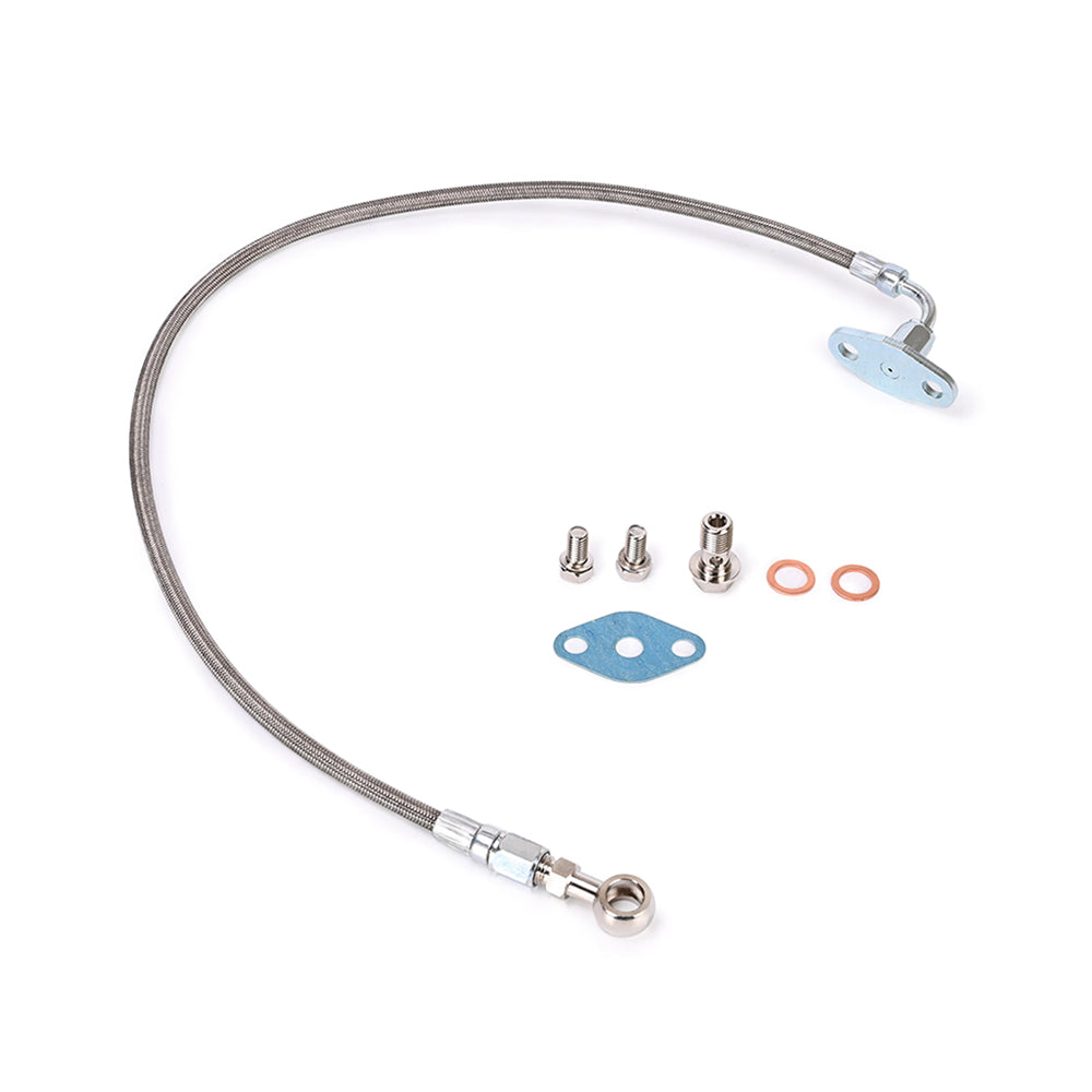 TOYOTA 1JZ-GTE 2JZ-GTE Garrett T3 T4 / T67-25G TE06H TD07S Turbo Oil F ...